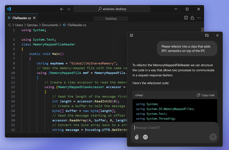ChatGPT Windows App開放所有人下載，MacOS版能整合第三方開發程式 | iThome